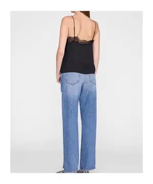 ANINE BING Mael Lace-trimmed Camisole