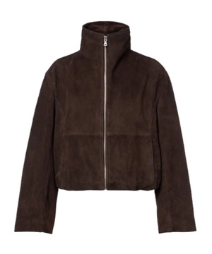 Nour Hammour Etienne Suede Zip-up Jacket - No