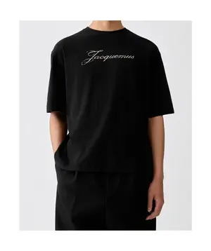 Jacquemus Logo Printed Crewneck T-shirt