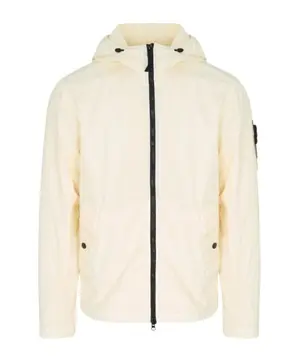 Stone Island Long-sleeved Casual Jacket - Ivory