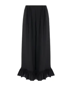 Chloé Draped Casual Pants - Black