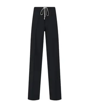Rick Owens Drawstring Casual Pants - Black