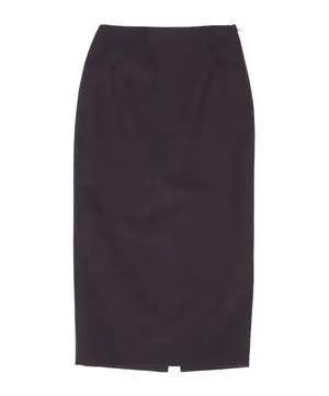 MUGLER High Waist Pencil Skirt - Black