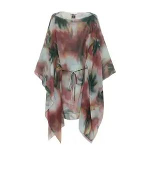 Patrizia Pepe Abstract-print Silk Scarf - Multicolor