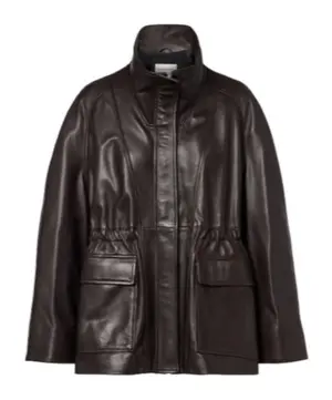 Nour Hammour Quai Leather Jacket - Black