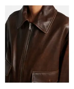 Nour Hammour Anton Leather Blouson Jacket