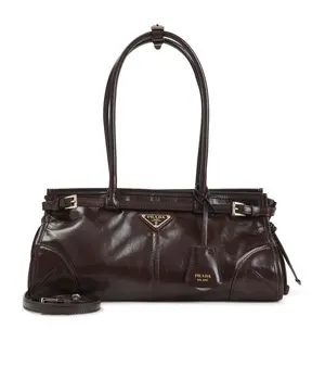 Prada Medium Bonnie Shoulder Bag - Black