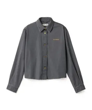 Miu Miu Chambray Shirt - Black