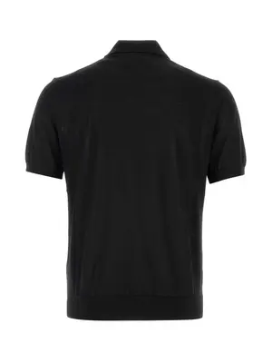 Prada Short-sleeved Knit Polo Shirt