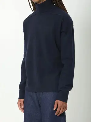 MAISON MARGIELA Raw-edge Mock Neck Sweater