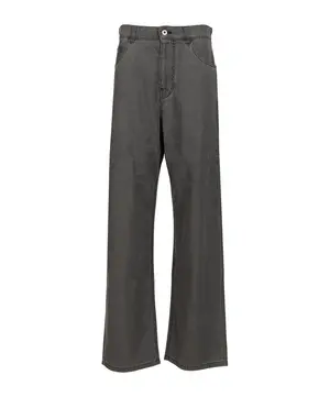 Miu Miu Five-pocket Chambray Jeans - Black
