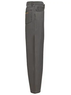Miu Miu Five-pocket Chambray Jeans - Black