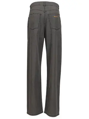 Miu Miu Five-pocket Chambray Jeans - Black
