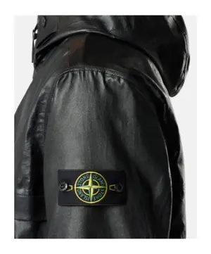 Stone Island Hooded Jacket With Concealed Zip Pockets