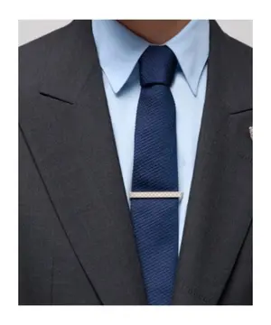 Gucci Diamante Tie Bar - Gray