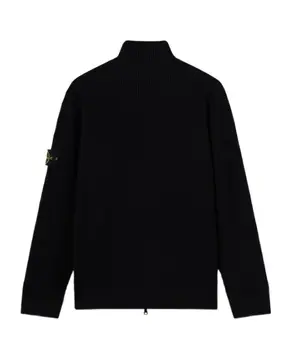 Stone Island Ribbed Zip-up Jumper