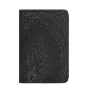 Etro Arnica Document And Card Holder - Black