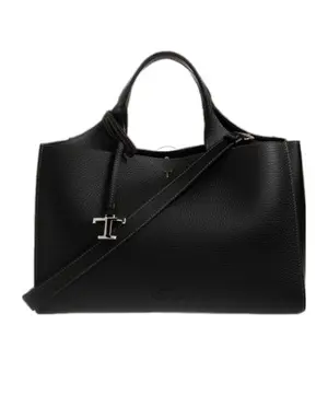 TOD'S Letter Shoulder Bag - Black