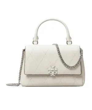 Tory Burch Mini Charlie Quilted Top-handle Crossbody Bag