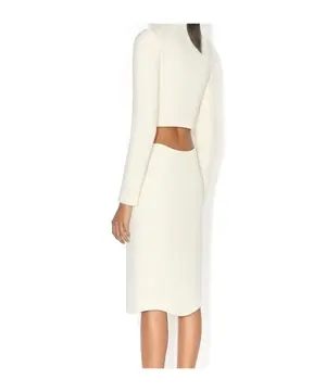 Alaïa Wool Crepe Tailored Jacket