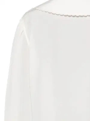 Chloé Scalloped Collar Shirt