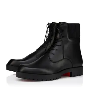 CHRISTIAN LOUBOUTIN Lace-up Ankle Boots