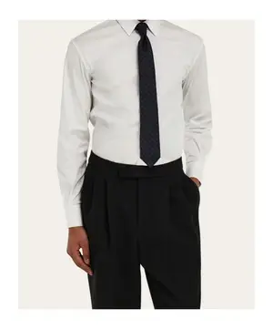 FERRAGAMO Gancini Silk Jacquard Tie