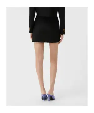 Versace Wool Mini Skirt