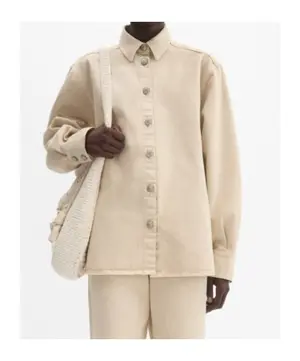 Magda Butrym Long-sleeved Denim Shirt