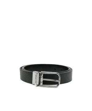 Michael Kors Leather Reversible Belt - Black
