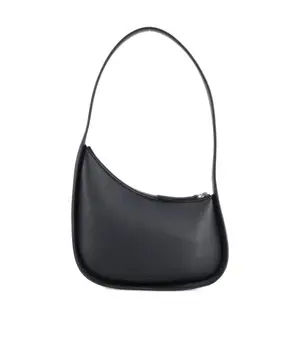 THE ROW Asymmetrical Shoulder Bag - Black