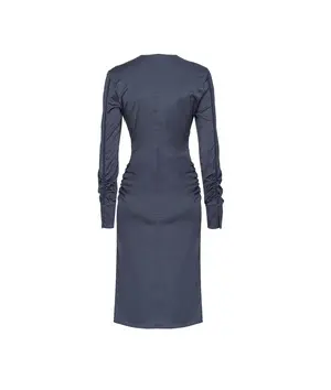 Pinko Ruched Midi Dress