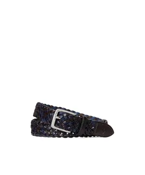 Polo Ralph Lauren Braided Leather Belt - Black