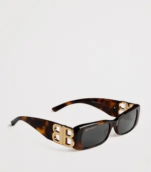 Balenciaga Dynasty Rectangle Sunglasses