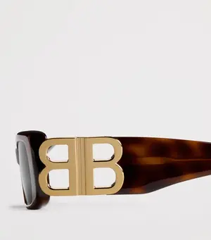 Balenciaga Dynasty Rectangle Sunglasses