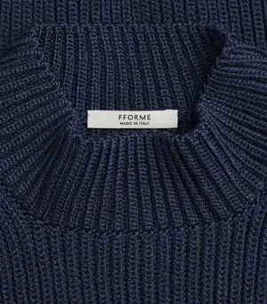 FFORME Katia Ribbed Short-sleeve Sweater