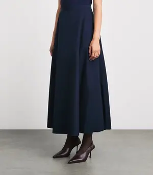 FFORME Cotton-silk Maxi Skirt