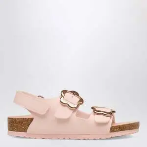 BIRKENSTOCK Milano Sandals With Floral Buckle Detail - Pink