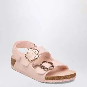BIRKENSTOCK Milano Sandals With Floral Buckle Detail - Pink