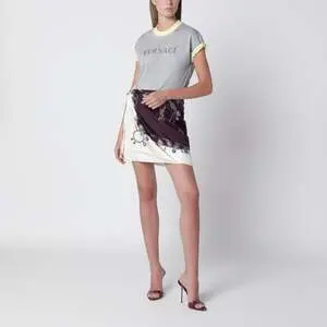 Versace Reversible Cotton Jersey T-shirt - Grey