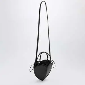ROTATE BY BIRGER CHRISTENSEN Heart-shaped Croc-effect Patent Leather Bag