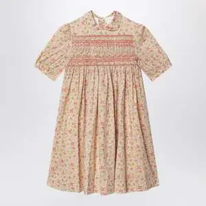 Bonpoint Smocked Floral Print Dress - Multicolor