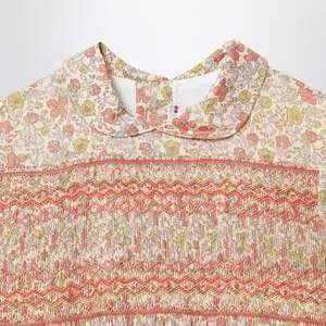 Bonpoint Liberty Print Smocked Dress