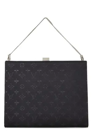 LOUIS VUITTON Monogram Satin Ange
