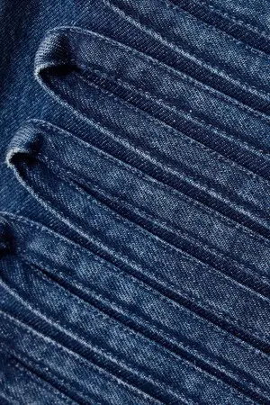 Versace Appliquéd Denim Mini Dress
