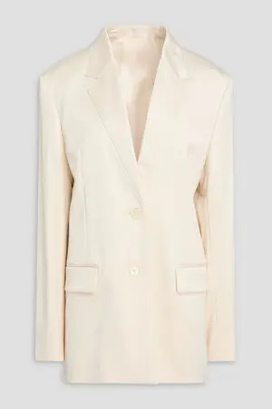 TOTEME Satin Blazer - Ivory