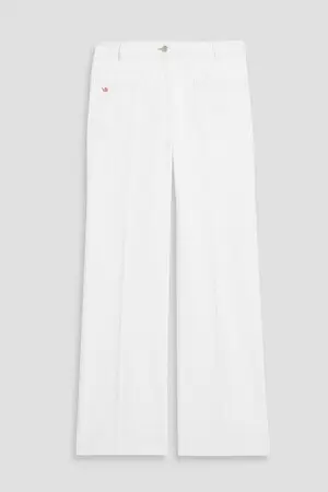Victoria Beckham Alina Highrise Wideleg Jeans - White