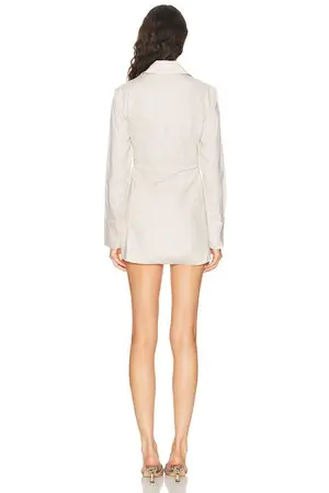 L'academie Lotta Linen Mini Dress