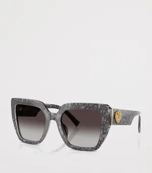 Dolce & Gabbana Lace Print Square Sunglasses