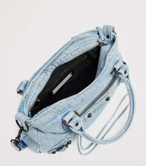 Balenciaga Denim Le City First Top-handle Bag